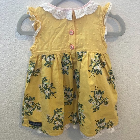 Matilda Jane | Dresses | Matilda Jane 62m Yellow Floral Pattern Summer ...